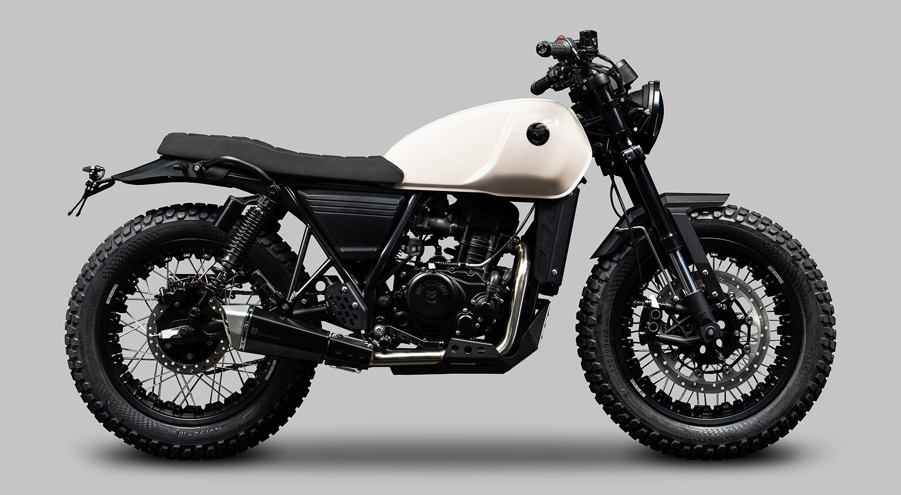 DRK-01 125cc White Sand | Mutt Motorcycles