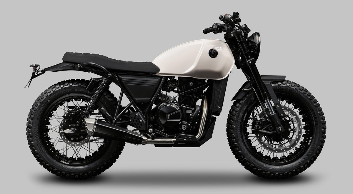 DRK-01 250cc White Sand | Mutt Motorcycles
