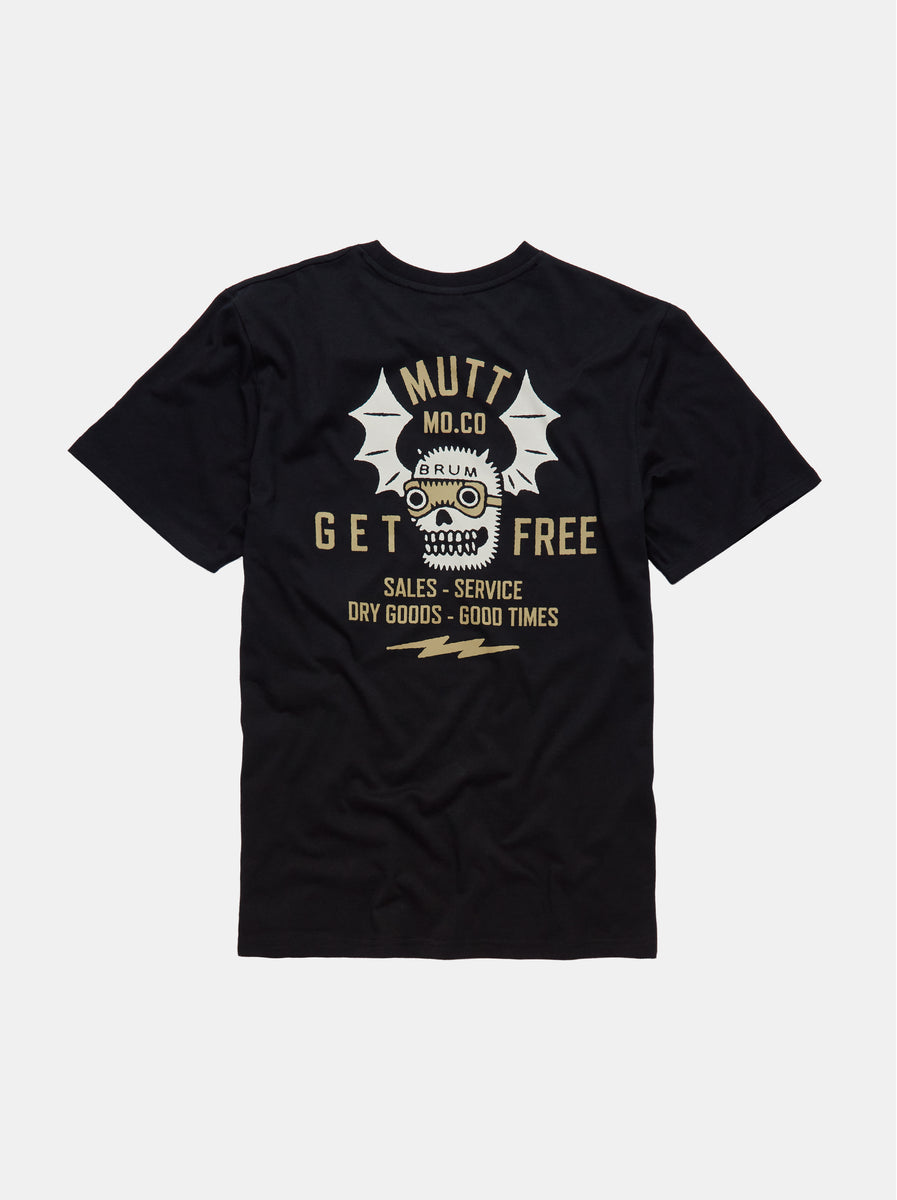 Mutt Speed Skull T-Shirt in Black | Mutt Motorccyles – Mutt Motorcycles