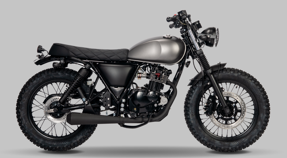 Sabbath 125cc Titanium Grey | Mutt Motorcycles