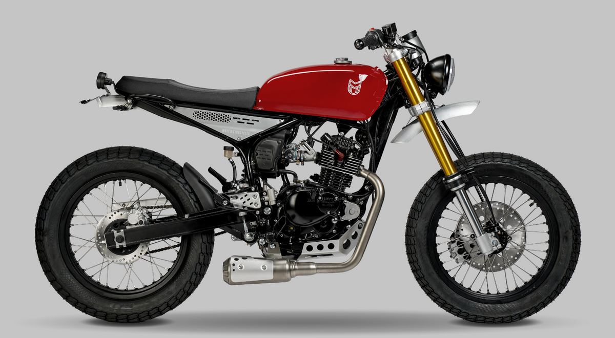 Razorback 125cc Gloss Red | Mutt Motorcycles