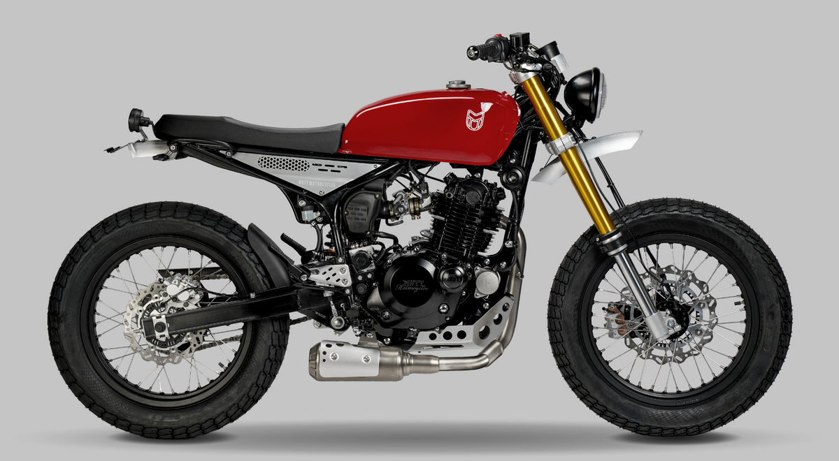 Razorback 250cc Gloss Red | Mutt Motorcycles