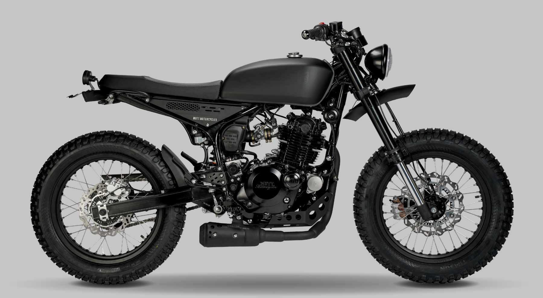 Razorback 250cc Matt Black | Mutt Motorcycles